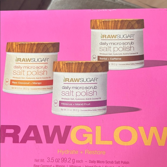 Sugar | Skincare | Sugar Rawglow Daily Micro Scrub Set | Poshmark